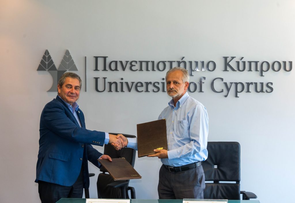 Υπογραφή Μνημονίου Συνεργασίας μεταξύ του Πανεπιστημίου Κύπρου και του ...